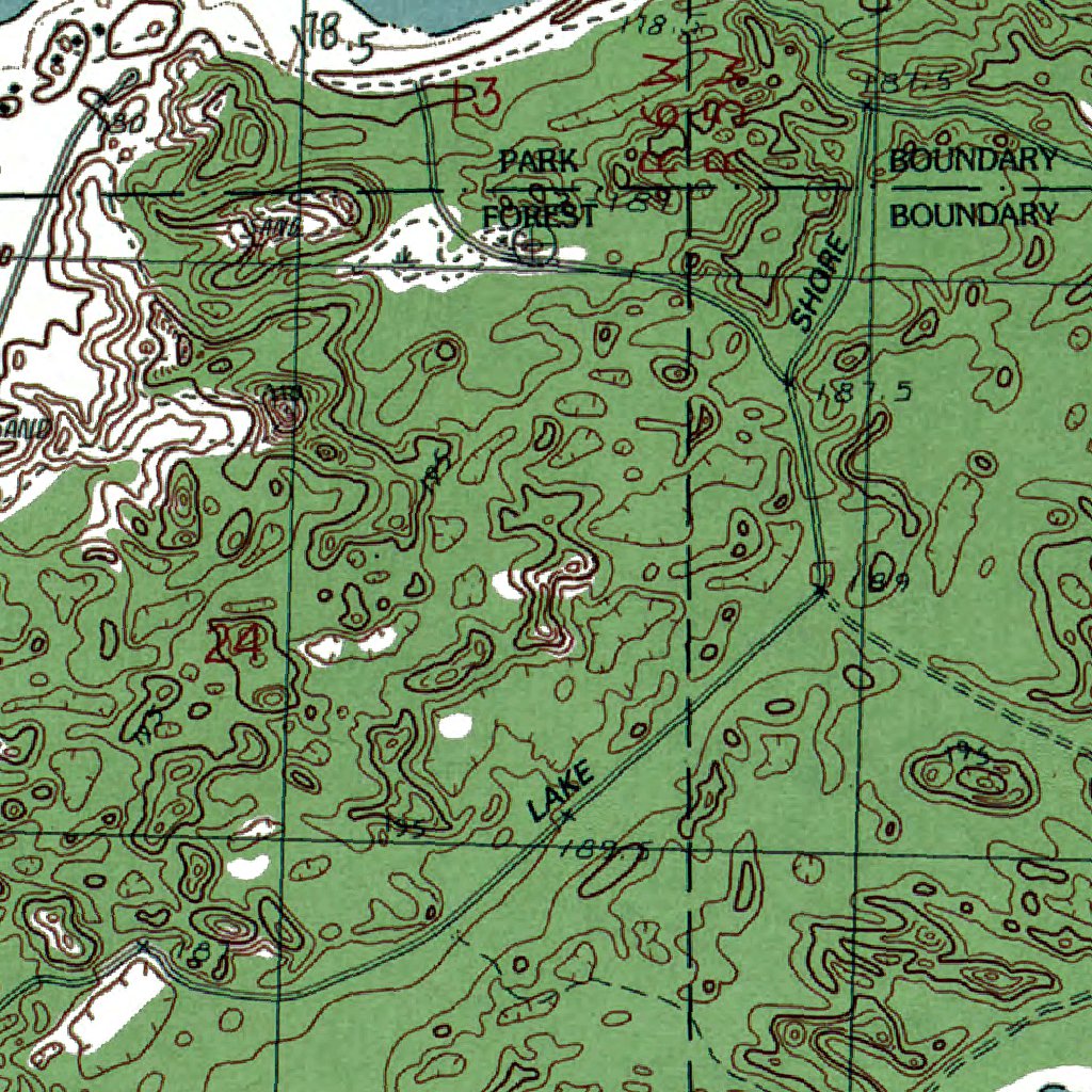 MI-Bliss: Authoritative US Topos 1982 Map by Western Michigan ...