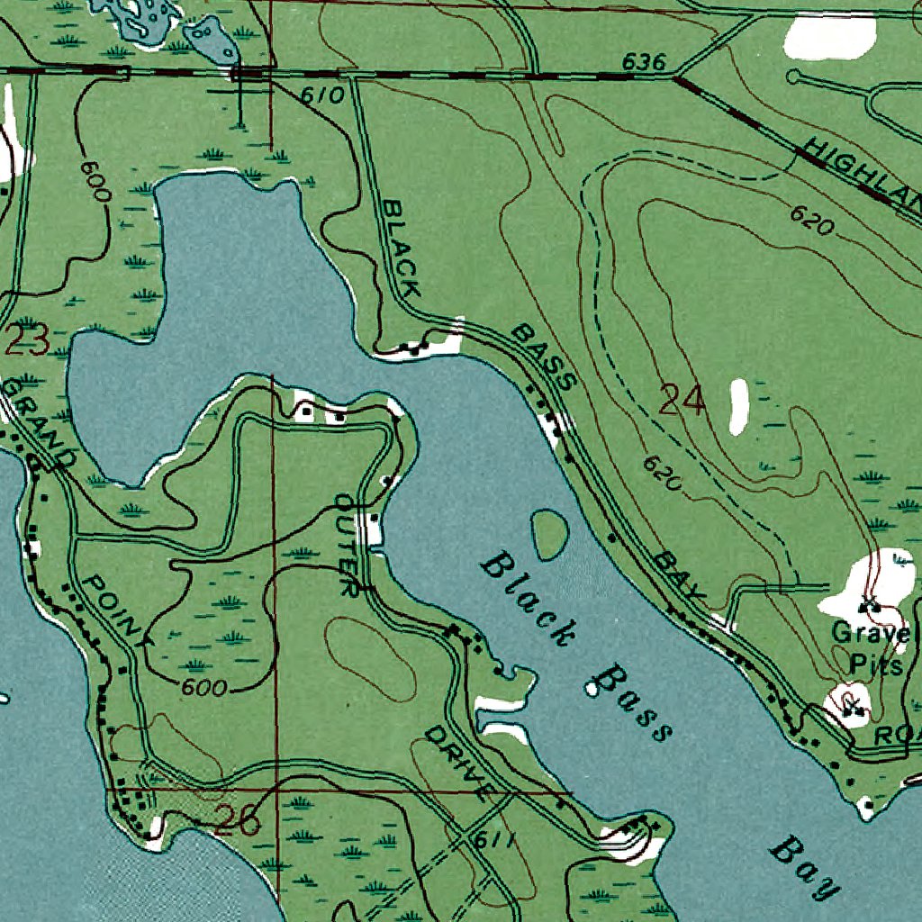 MI-Thompsons Harbor: Authoritative US Topos 1971 Map by Western ...