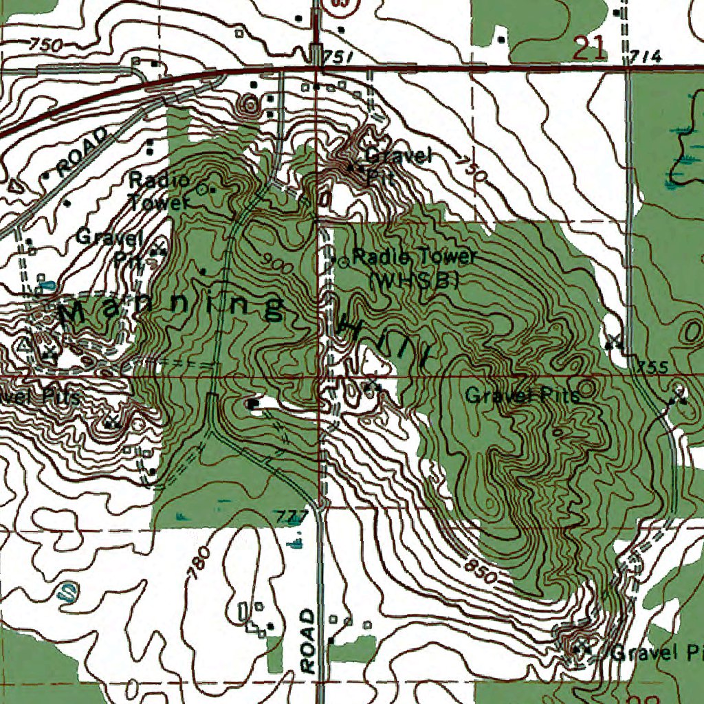 MI-Lachine: Authoritative US Topos 1971 Map by Western Michigan ...