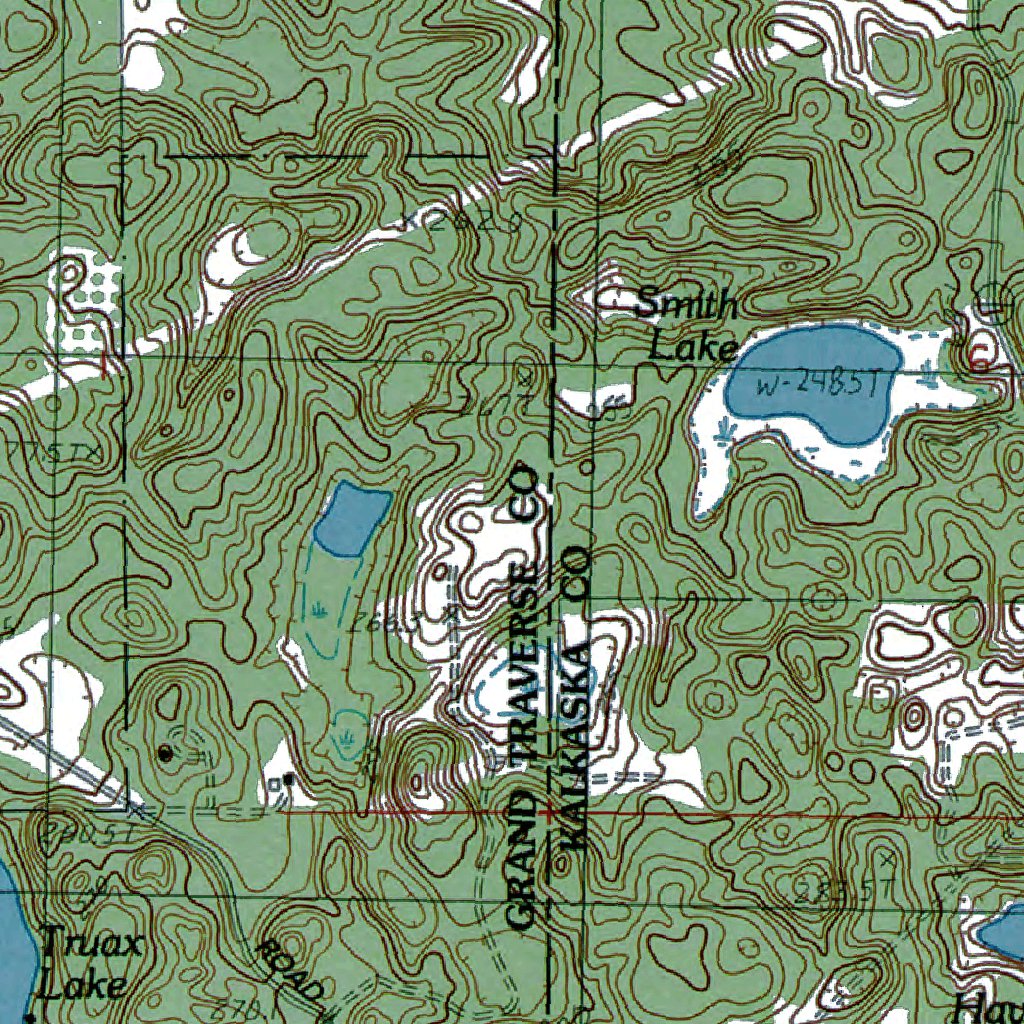 MI-Torch River: Authoritative US Topos 1983 Map by Western Michigan ...