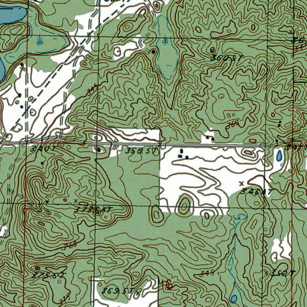 MI-Fife Lake: Authoritative US Topos 1985 Map by Western Michigan ...