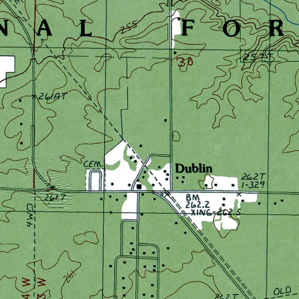 MI-Wellston: Authoritative US Topos 1987 Map by Western Michigan ...