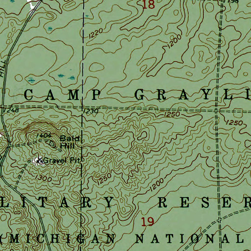 MI-Luzerne NW: Authoritative US Topos 1963 Map by Western Michigan ...