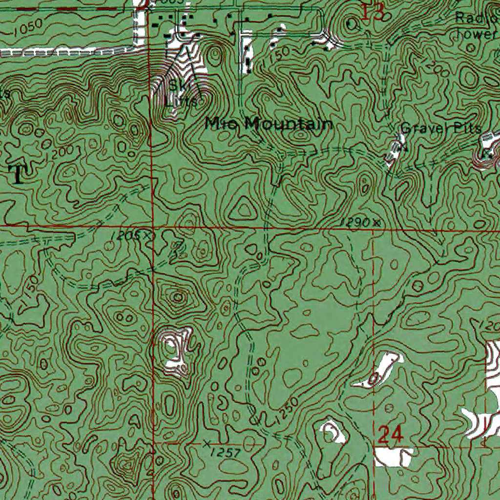 MI-Mio: Authoritative US Topos 1972 Map by Western Michigan University ...