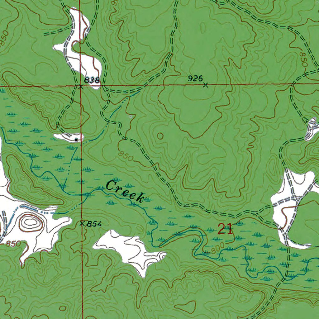MI-Rust: Authoritative US Topos 1972 Map by Western Michigan University ...