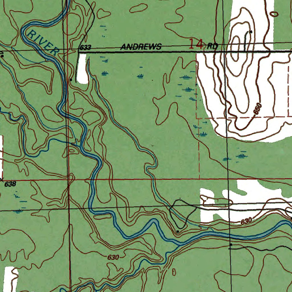 MI-Mikado: Authoritative US Topos 1989 Map by Western Michigan ...