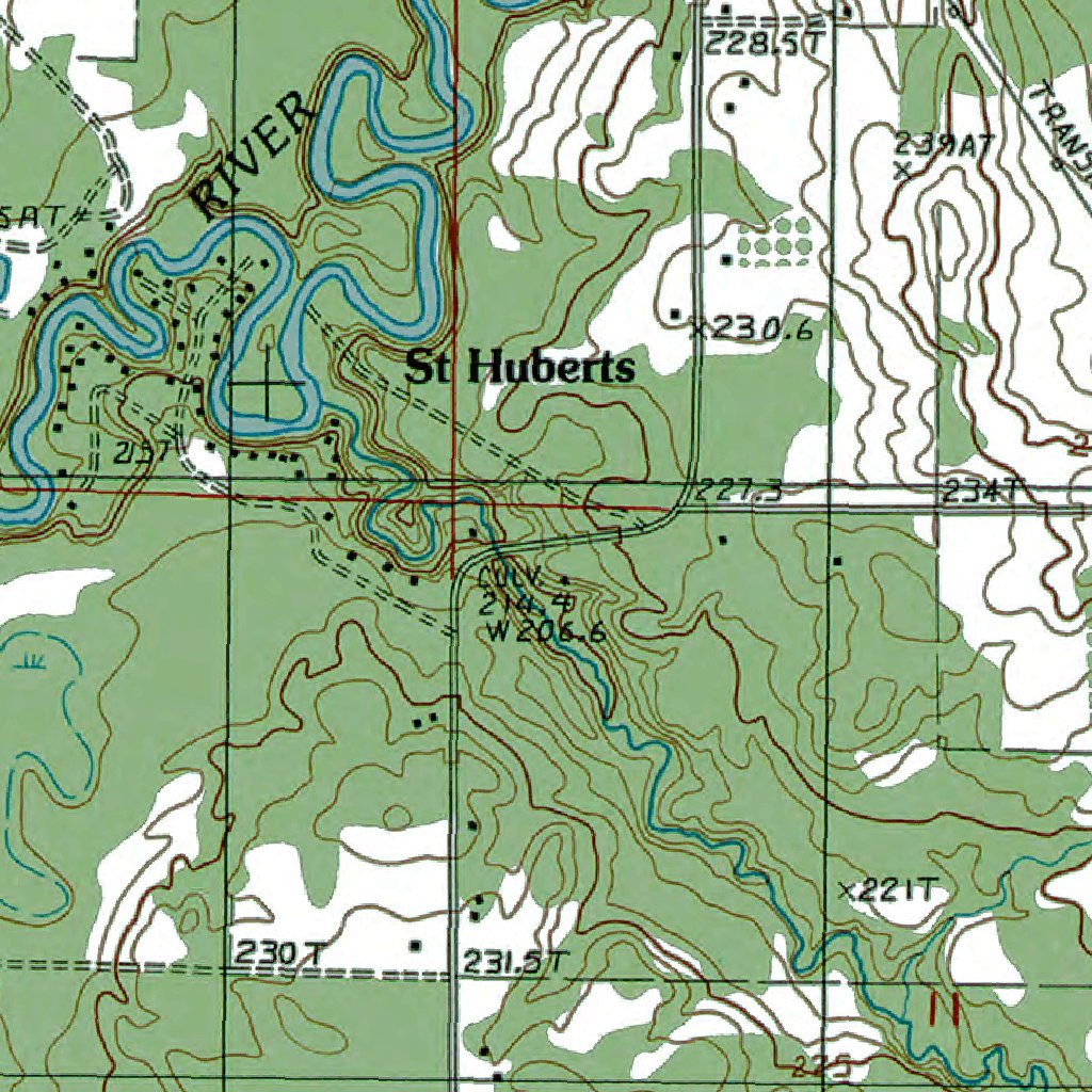 MI-Hesperia: Authoritative US Topos 1985 Map by Western Michigan ...