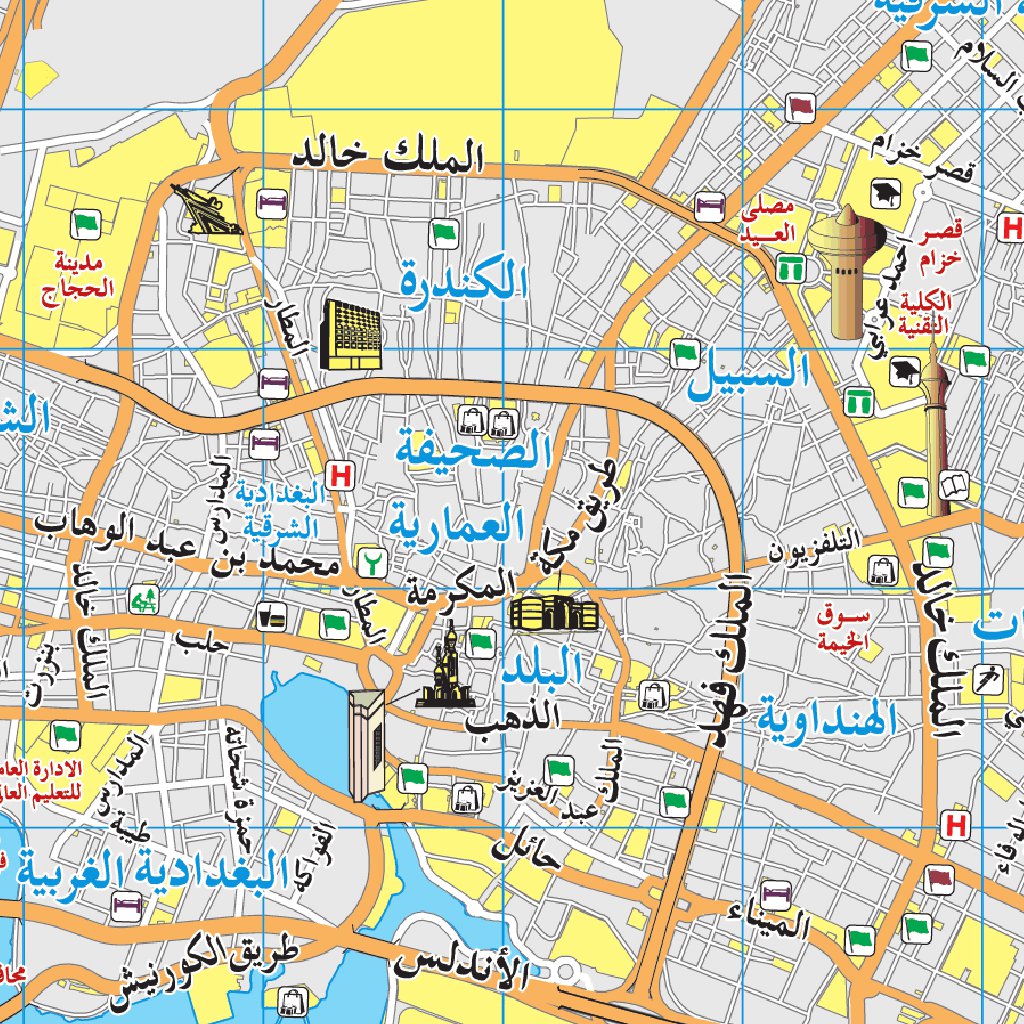 Jeddah جدة Map by Farsi Geotech | Avenza Maps