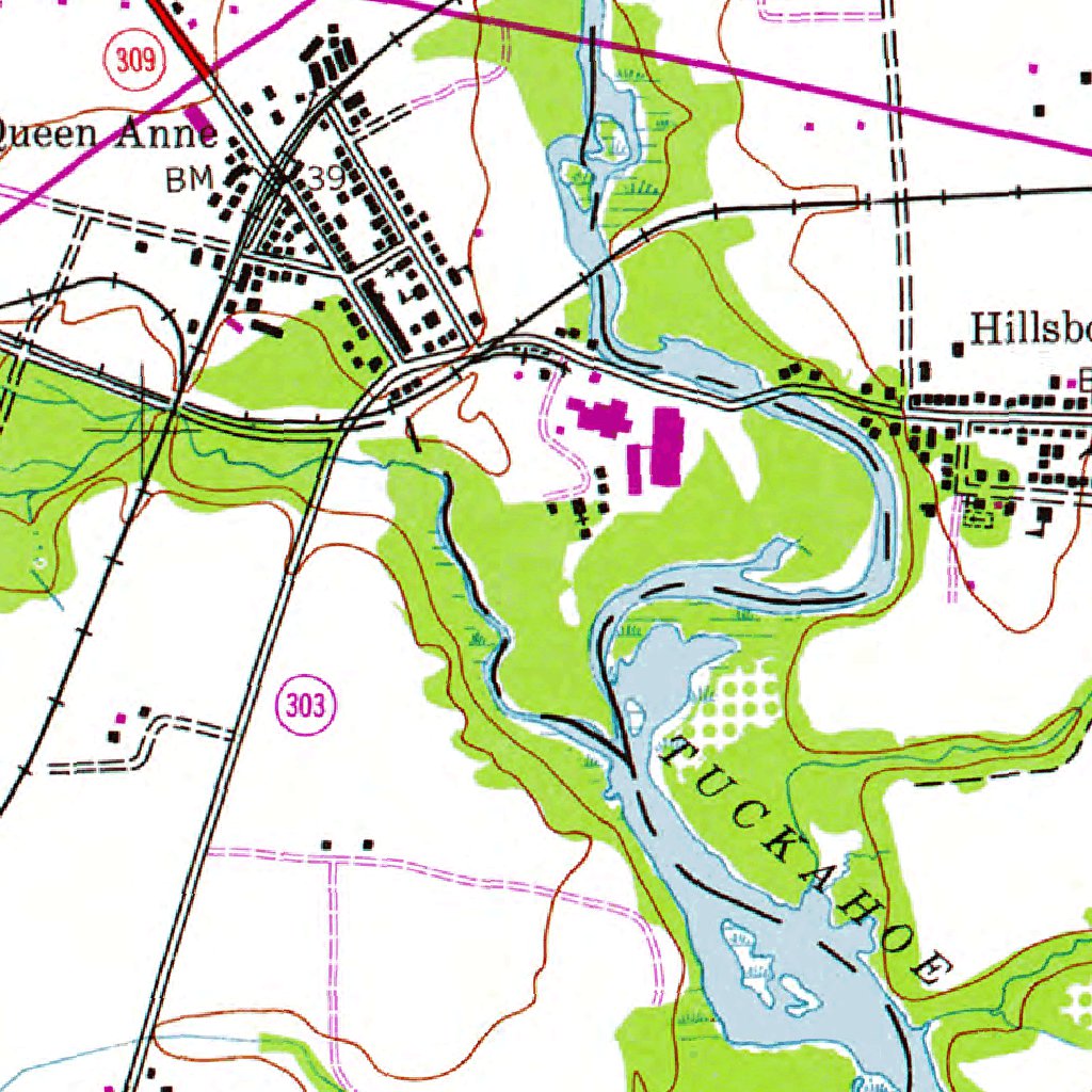 MD-Ridgely: Authoritative US Topos 1944 Map by Western Michigan ...