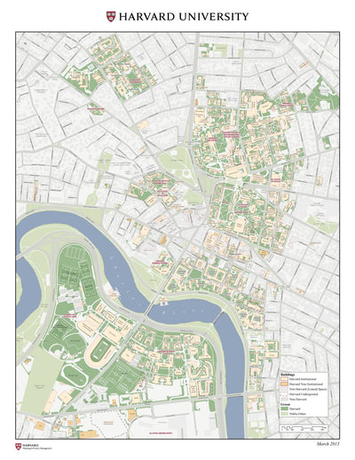 Harvard University Campus Map