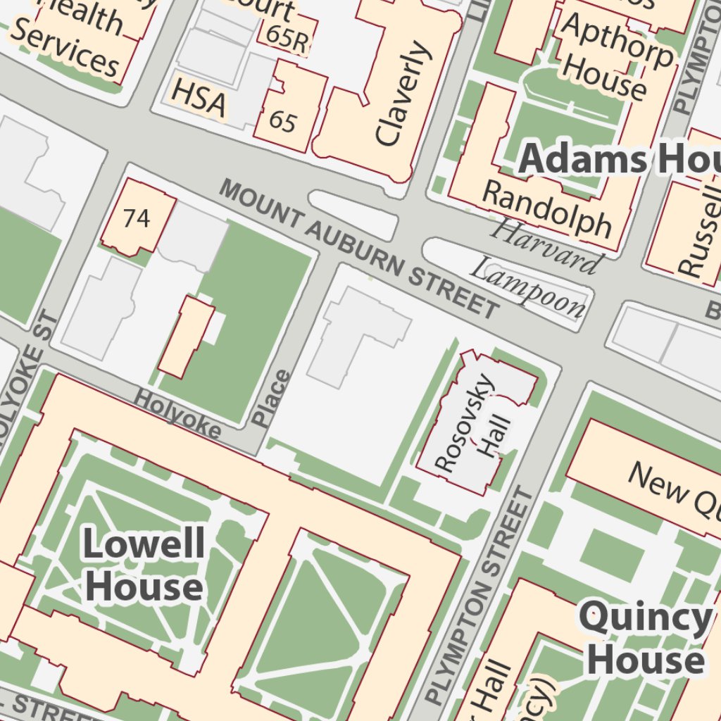 Harvard University Campus Map by Avenza Systems Inc. | Avenza Maps