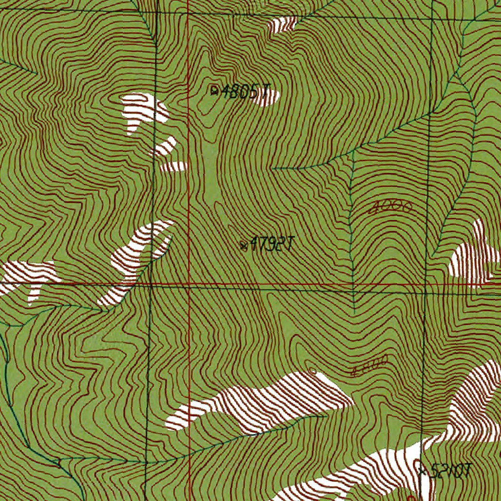 WA-Ronald: Authoritative US Topos 1989 Map by Western Michigan ...