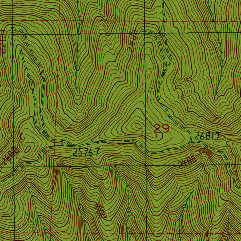 WA-Finley Creek: Authoritative US Topos 1990 Map by Western Michigan ...