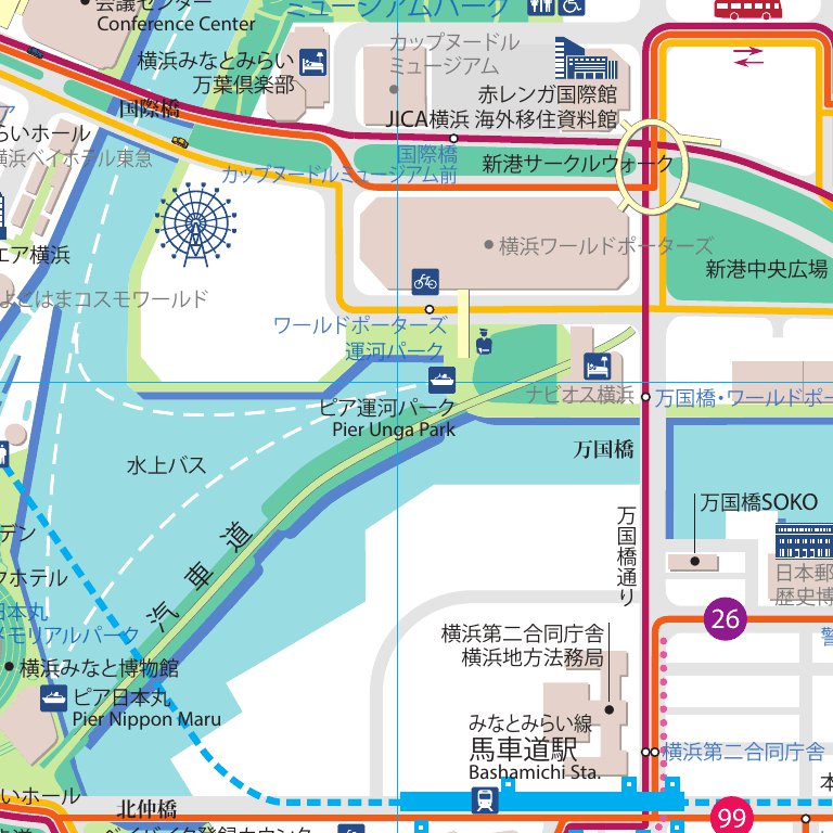 Yokohama Transit Map by Avenza Systems Inc. | Avenza Maps