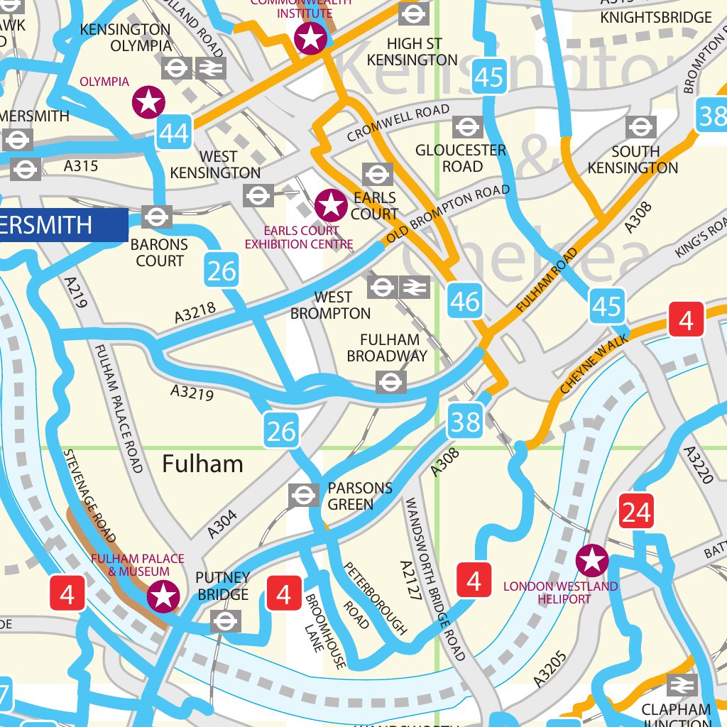 Greater London Cycling Routes Map by Avenza Systems Inc. | Avenza Maps