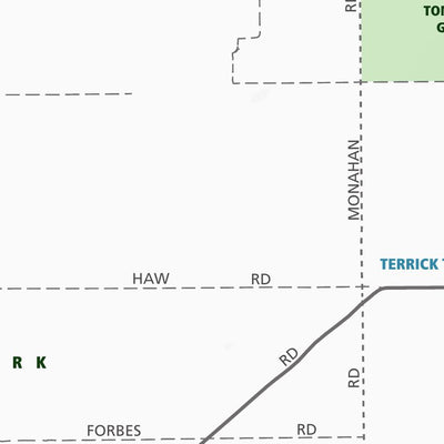 Terrick Terrick National Park Visitor Guide Map by Parks Victoria ...