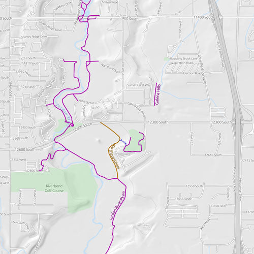 Jordan River Parkway Trail Map by Orbital View, Inc. | Avenza Maps