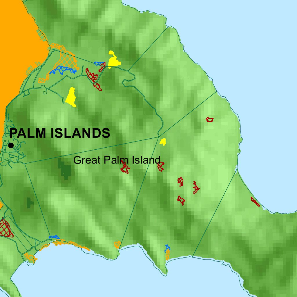 Palm Islands Map by Avenza Systems Inc. | Avenza Maps