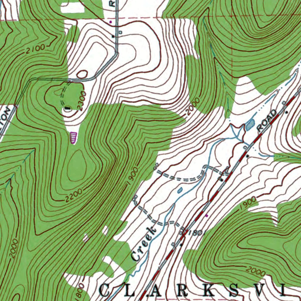 NY-Friendship: Authoritative US Topos 1965 Map by Western Michigan ...