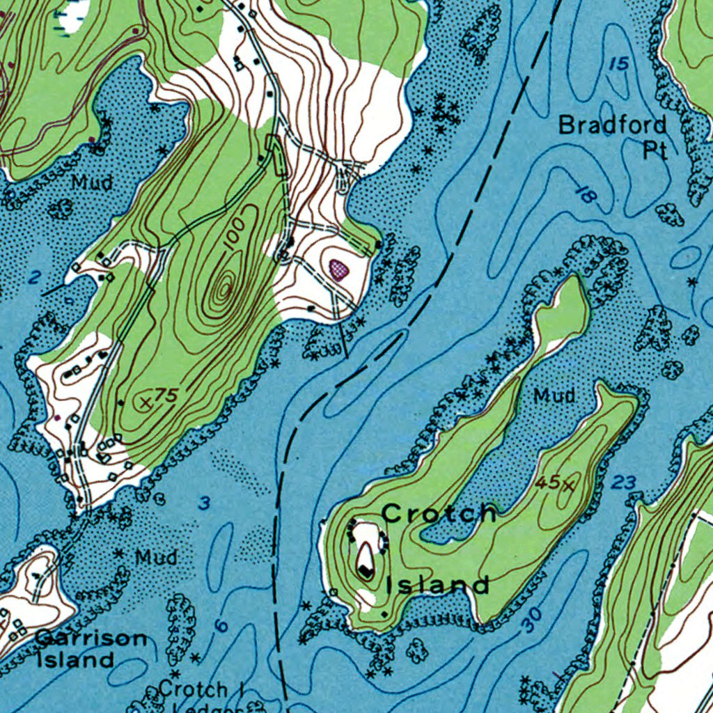 ME-Friendship: Authoritative US Topos 1955 Map by Western Michigan ...