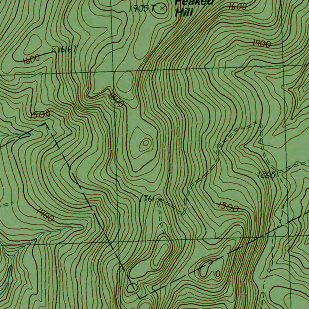 NH-Ashland: Authoritative US Topos 1987 Map by Western Michigan ...