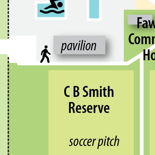Fawkner Access Map by Visualvoice | Avenza Maps