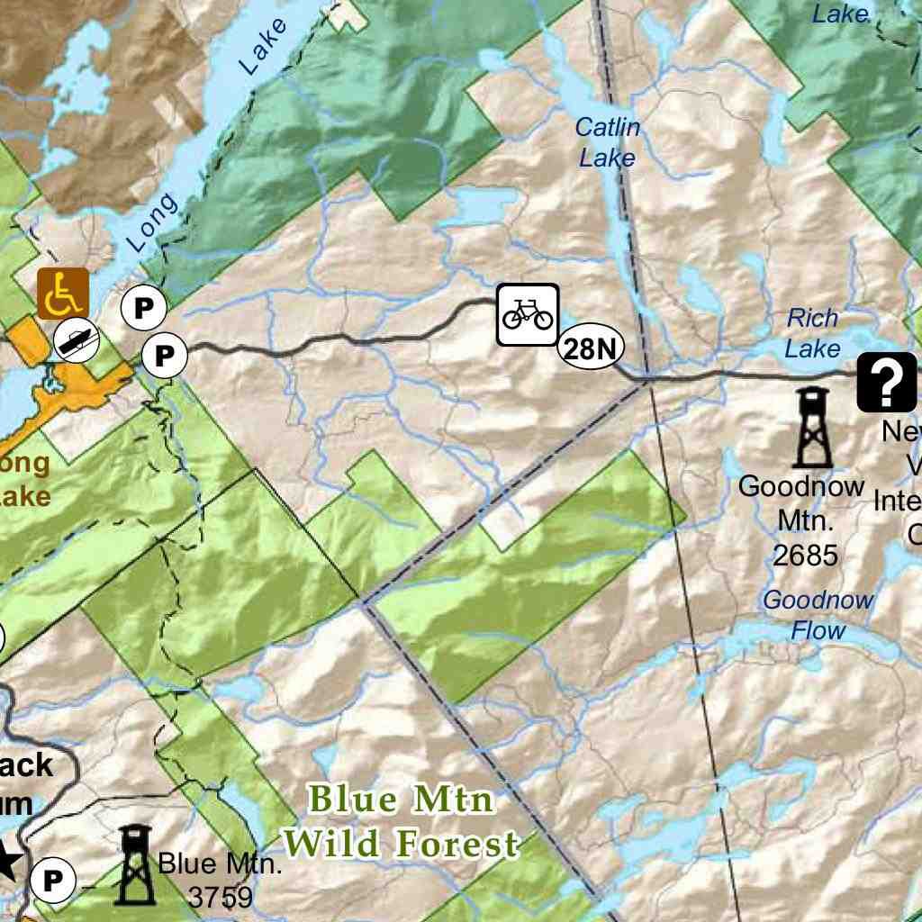 Adirondack Park Map by mapsoffline.com | Avenza Maps