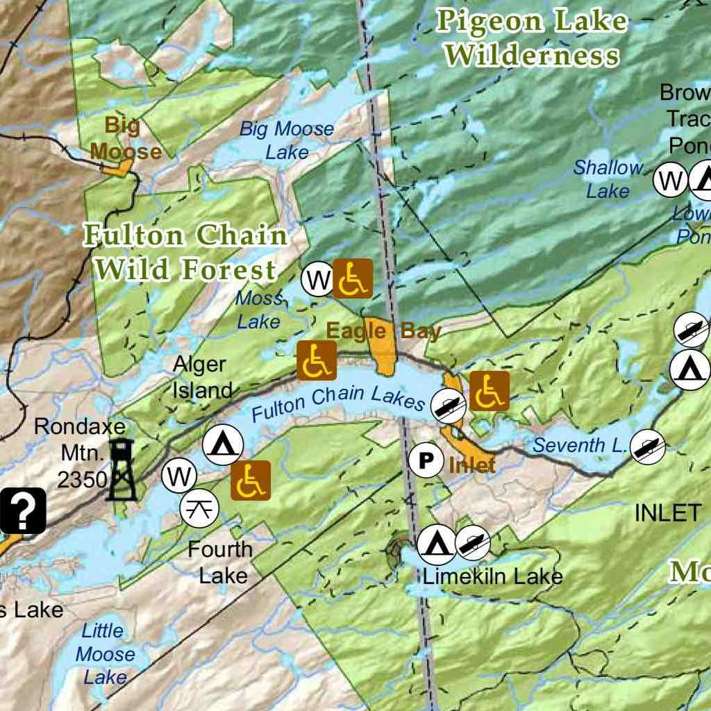 Adirondack Park Map by mapsoffline.com | Avenza Maps