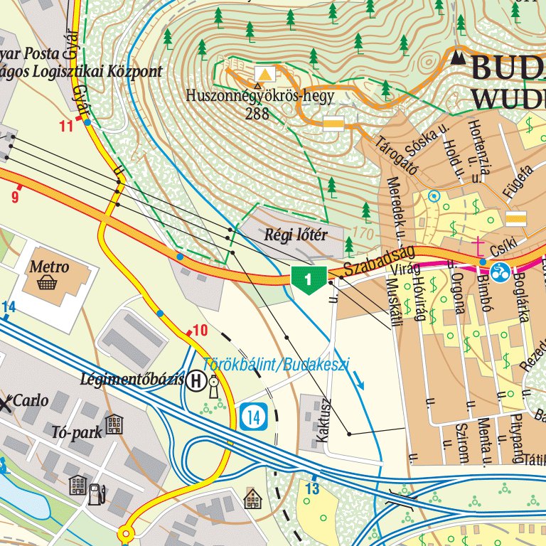 Iharos / Anna-hegy (Biatorbágy-Érd köze) Map by Szarvas Andras private ...