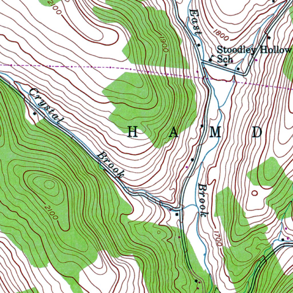 NY-Treadwell: Authoritative US Topos 1943 Map by Western Michigan ...