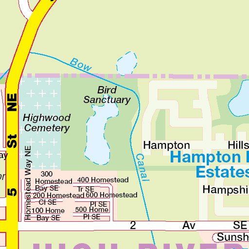 High River, AB Map by Mapmobility Corp. | Avenza Maps