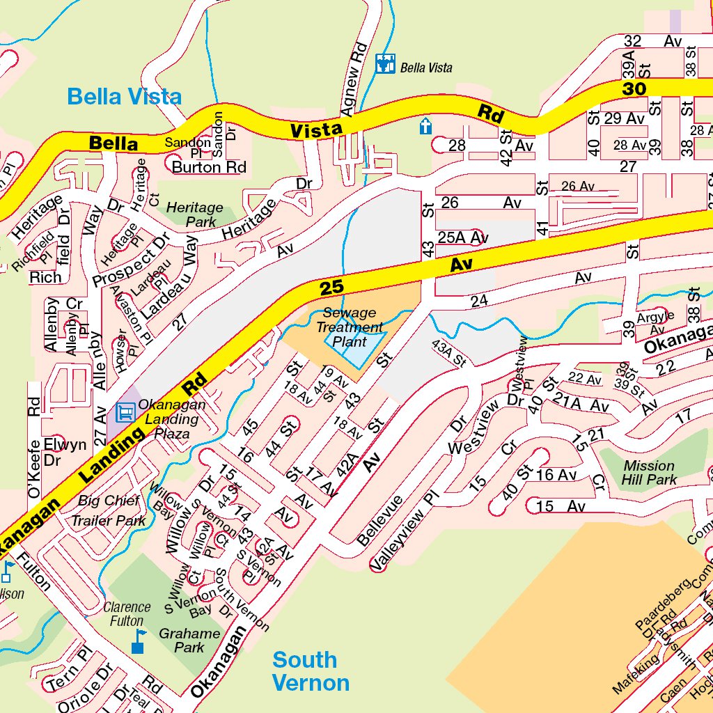 Vernon, BC Map by Mapmobility Corp. | Avenza Maps