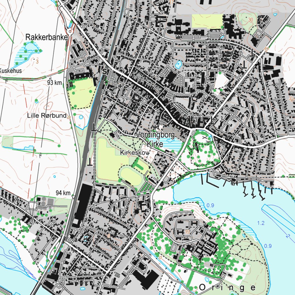 94_Vordingborg_kommune_DK Map by OnlyMaps.dk | Avenza Maps