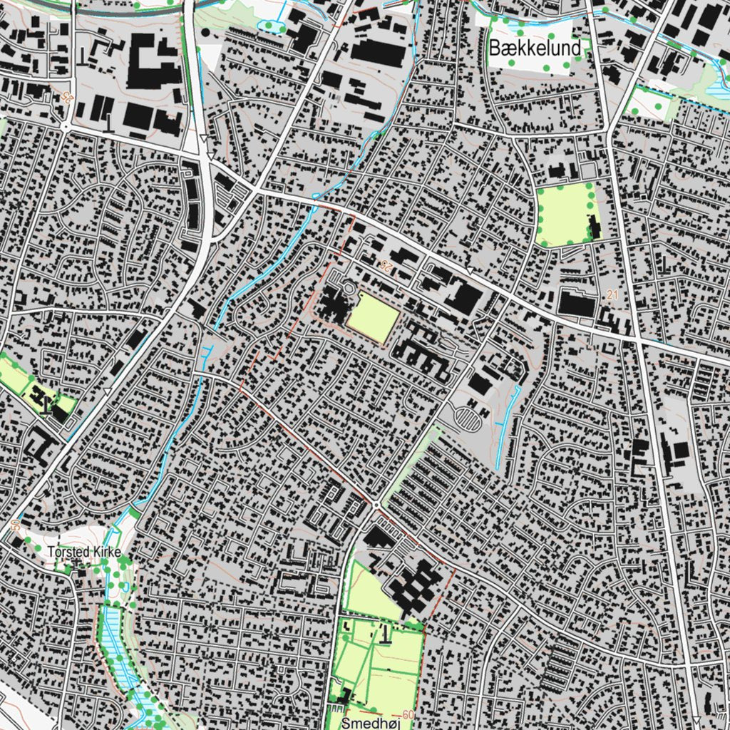 30_Hedensted_kommune_DK Map by OnlyMaps.dk | Avenza Maps