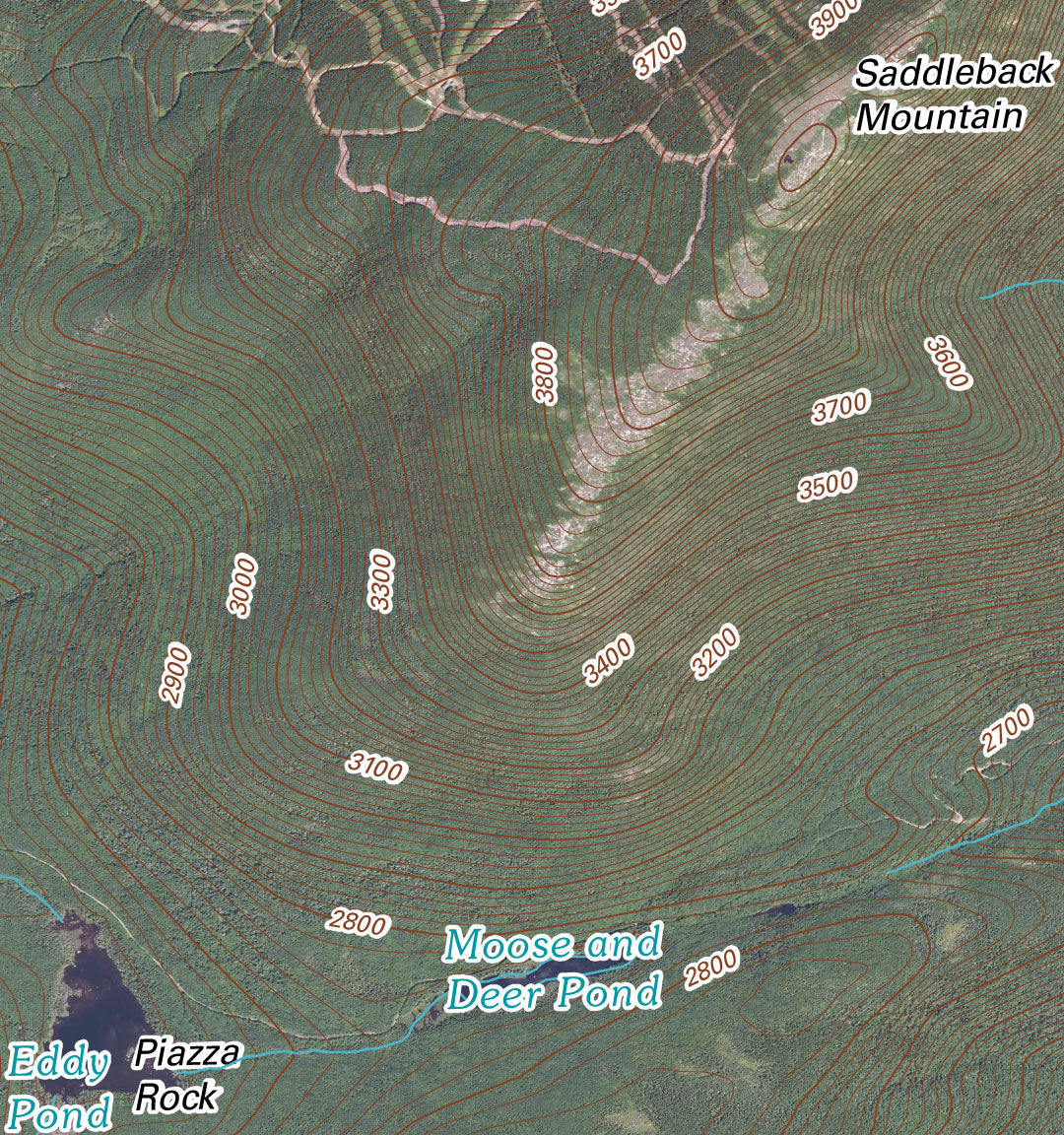 Maine - Saddleback - Rangeley Lakes Map by ad nauseam | Avenza Maps