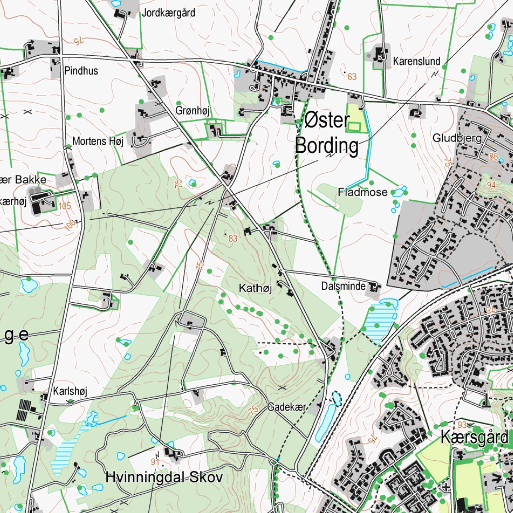 74_Silkeborg_kommune_DK Map by OnlyMaps.dk | Avenza Maps