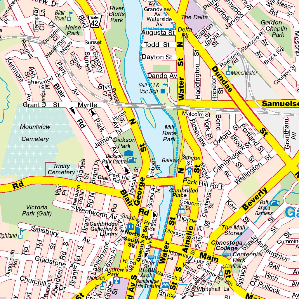 Cambridge, ON Map by Mapmobility Corp. | Avenza Maps