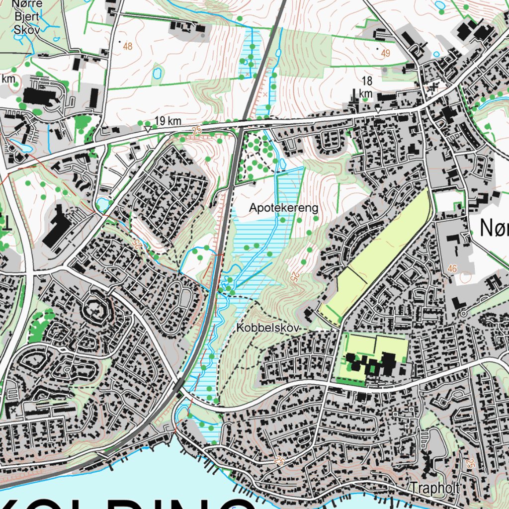 16_Fredericia_kommune_DK Map by OnlyMaps.dk | Avenza Maps