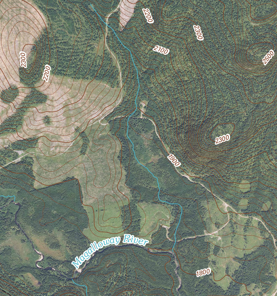 Maine - Moose Bog - Rangeley Area Map by ad nauseam | Avenza Maps