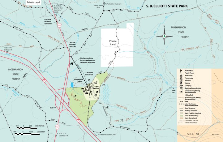 Simon B. Elliott State Park Map by Avenza Systems Inc. | Avenza Maps
