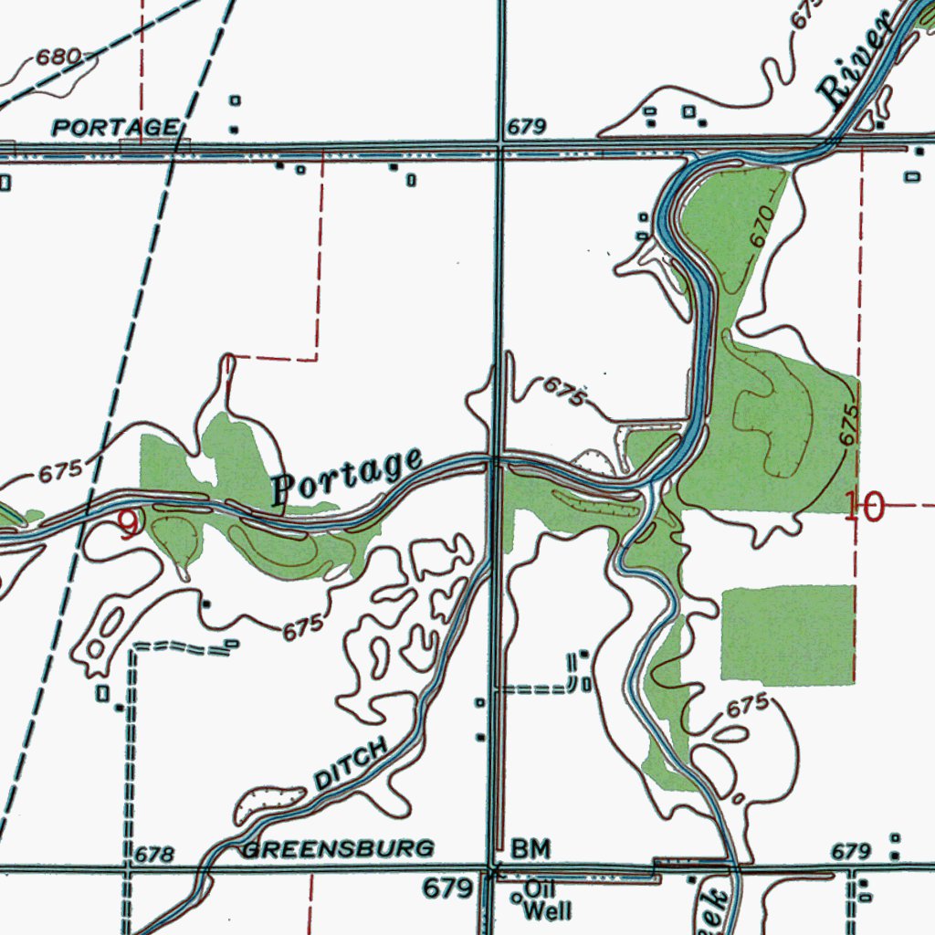 OH-Jerry City: Authoritative US Topos 1969 Map by Western Michigan ...
