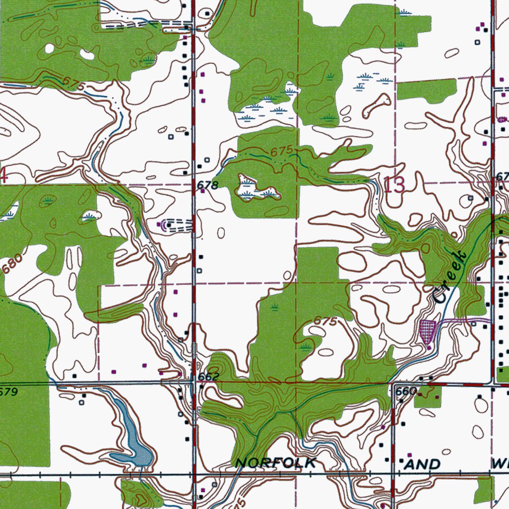 OH-Swanton: Authoritative US Topos 1960 Map by Western Michigan ...