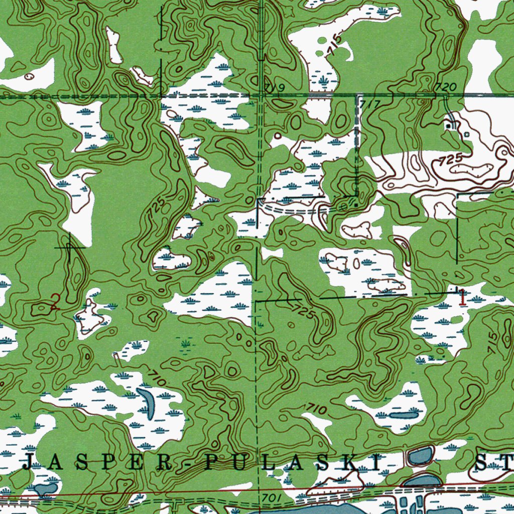 IN-San Pierre: Authoritative US Topos 1959 Map by Western Michigan ...