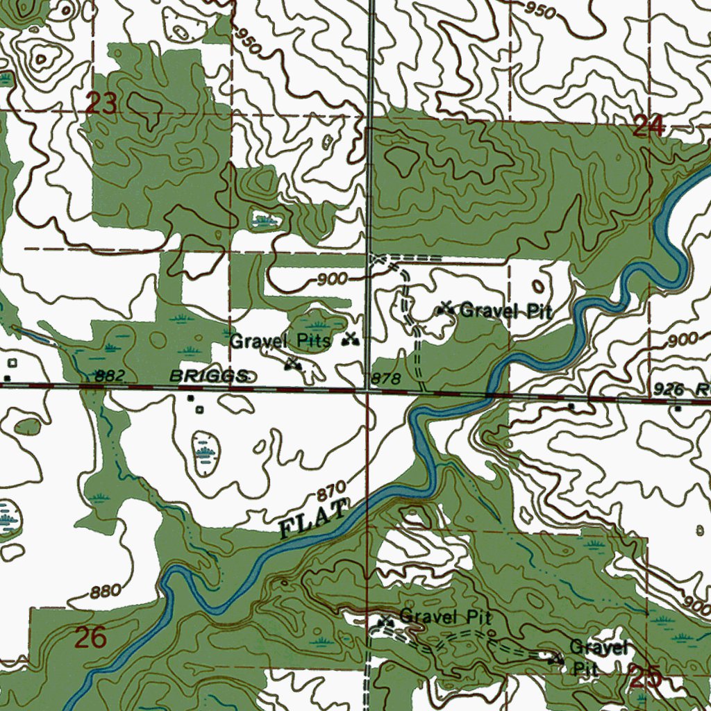 MI-Langston: Authoritative US Topos 1964 Map by Western Michigan ...