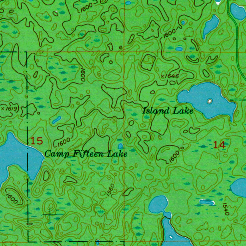 MI-Witch Lake: Authoritative US Topos 1975 Map by Western Michigan ...