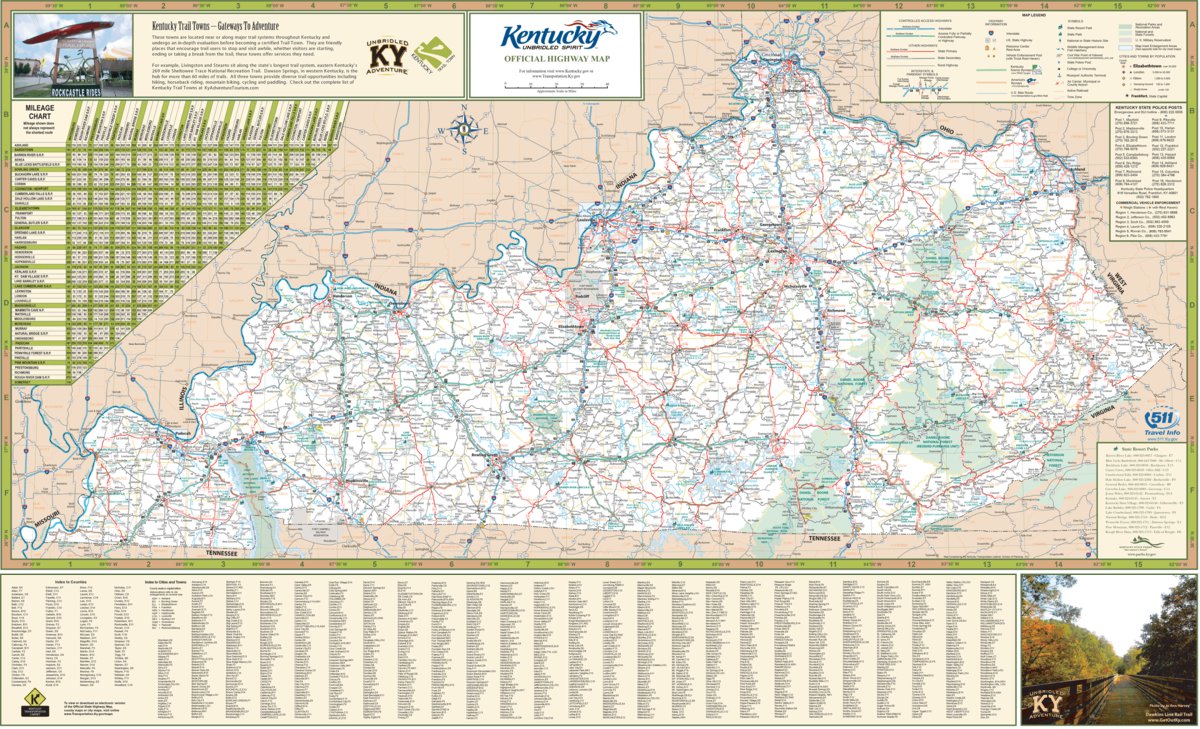 Kentucky Highways Map by Avenza Systems Inc. | Avenza Maps