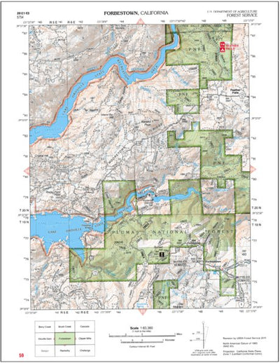 Forbestown (2012) Map by US Forest Service R5 | Avenza Maps