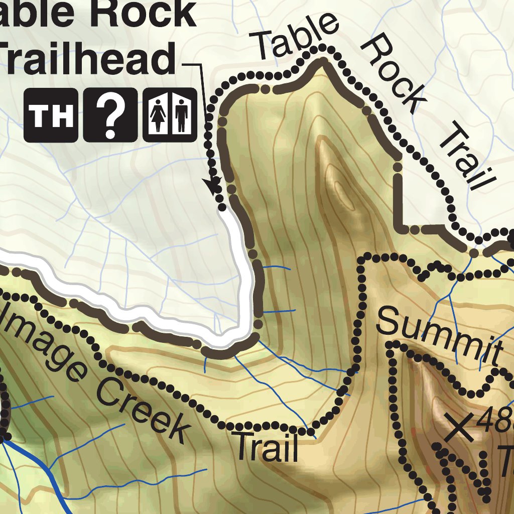 Table Rock Wilderness Map by Bureau of Land Management - Oregon ...