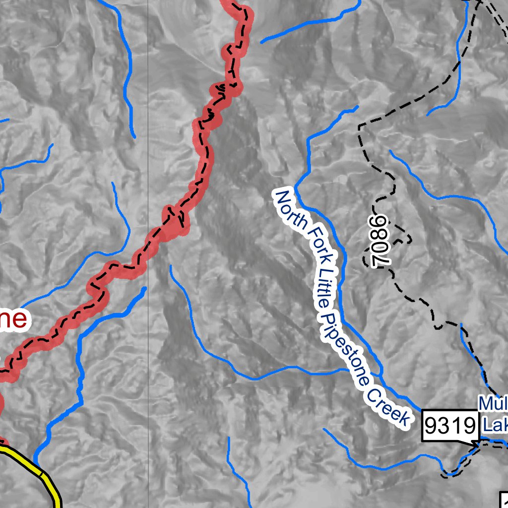 Butte CDT Nez Perce Trailhead to Homestake Pass (Map 2 of 4) by ...