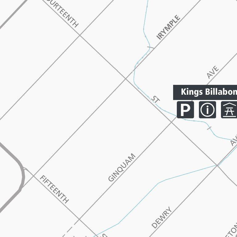 Kings Billabong Park Visitor Guide Map by Parks Victoria | Avenza Maps